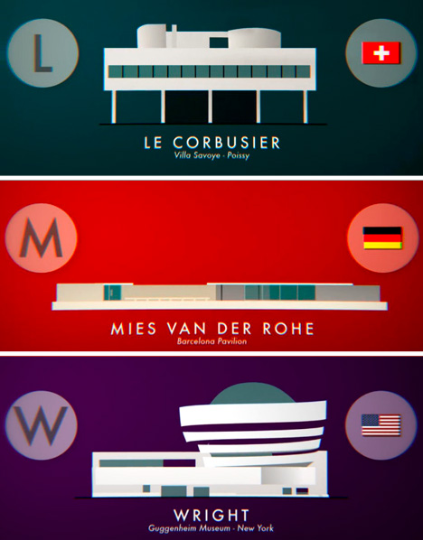 The AADZIGN of Architects: 26 Famous Buildings - AADZIGN